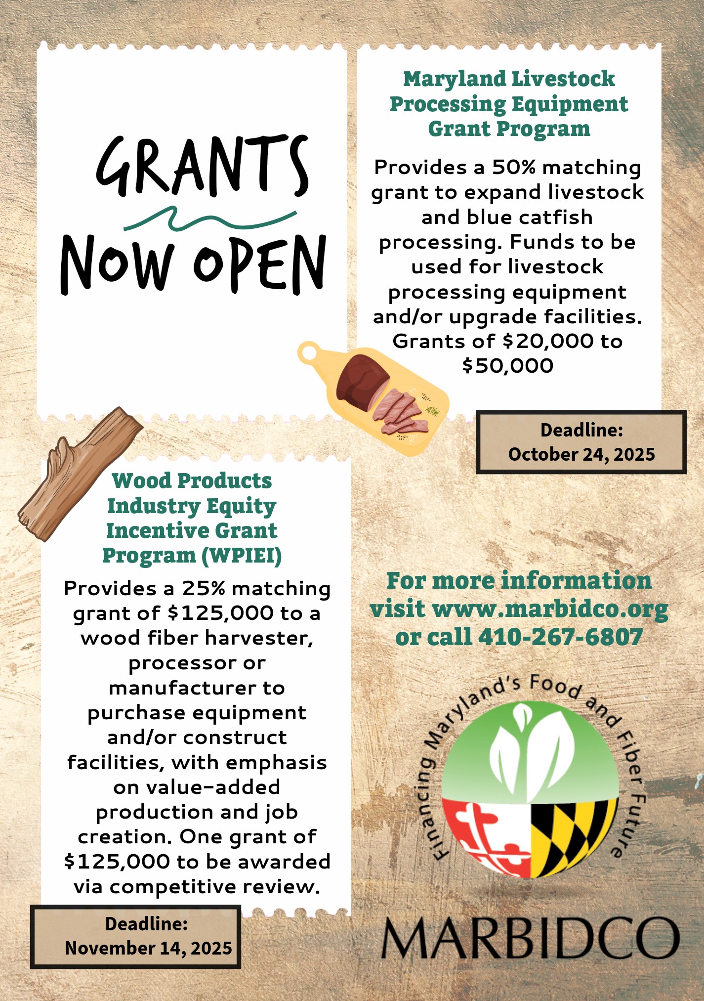 Two New MARBIDCO Ag Grants Open - Carroll County Grown
